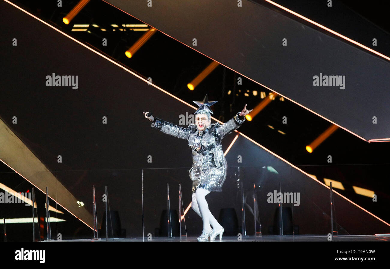 Tel Aviv, Israel. 17th May, 2019. Ukrainian comedian, pop, dance and ...