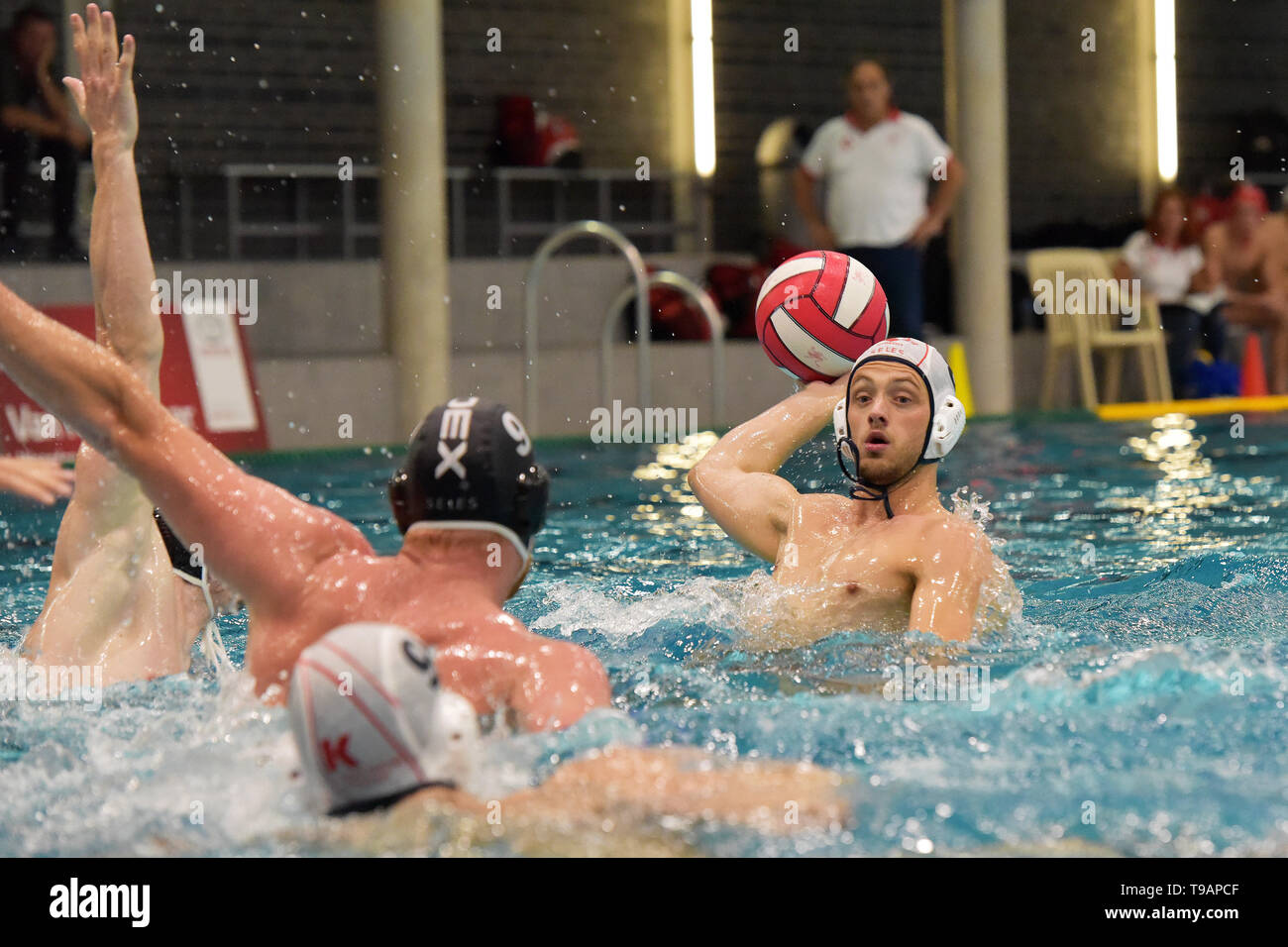 UTRECHT, Zwembad Kromme Rijn, Pascal Janssen, during the semi-finals ...
