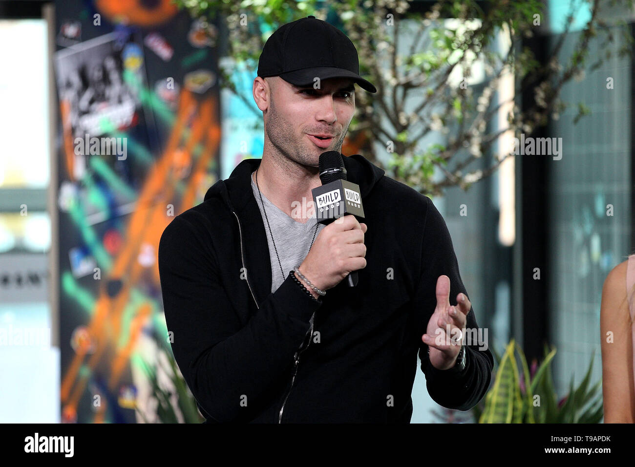 New York, USA. 17 May, 2019. Mike Caussin at the BUILD Series with Jana ...