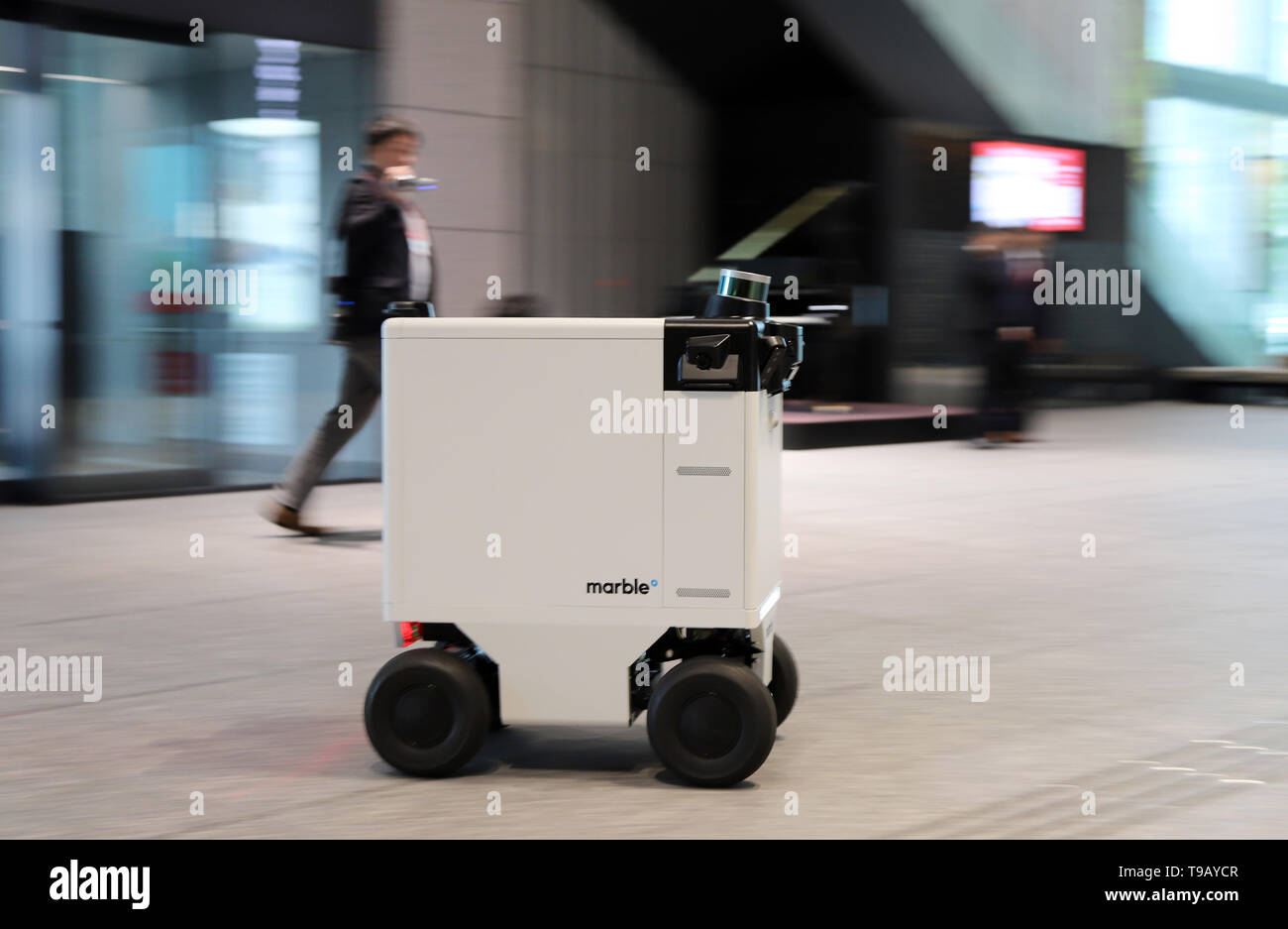 Tokyo, Japan. 17th May, 2019. Japan's Mitsubishi Estate demonstrates US ...