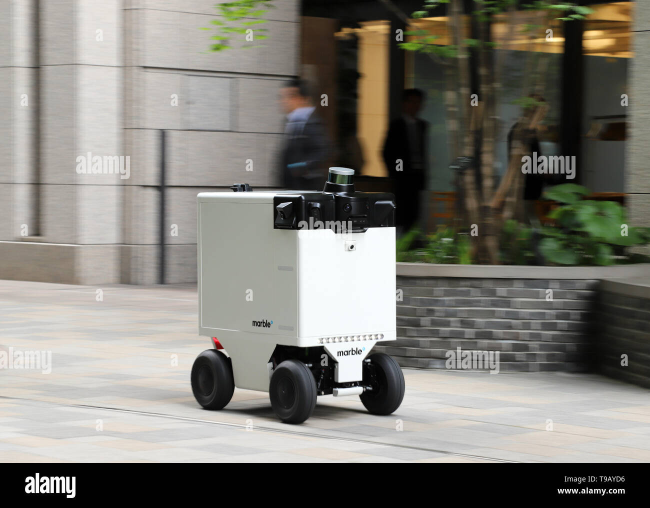 Tokyo, Japan. 17th May, 2019. Japan's Mitsubishi Estate demonstrates US ...