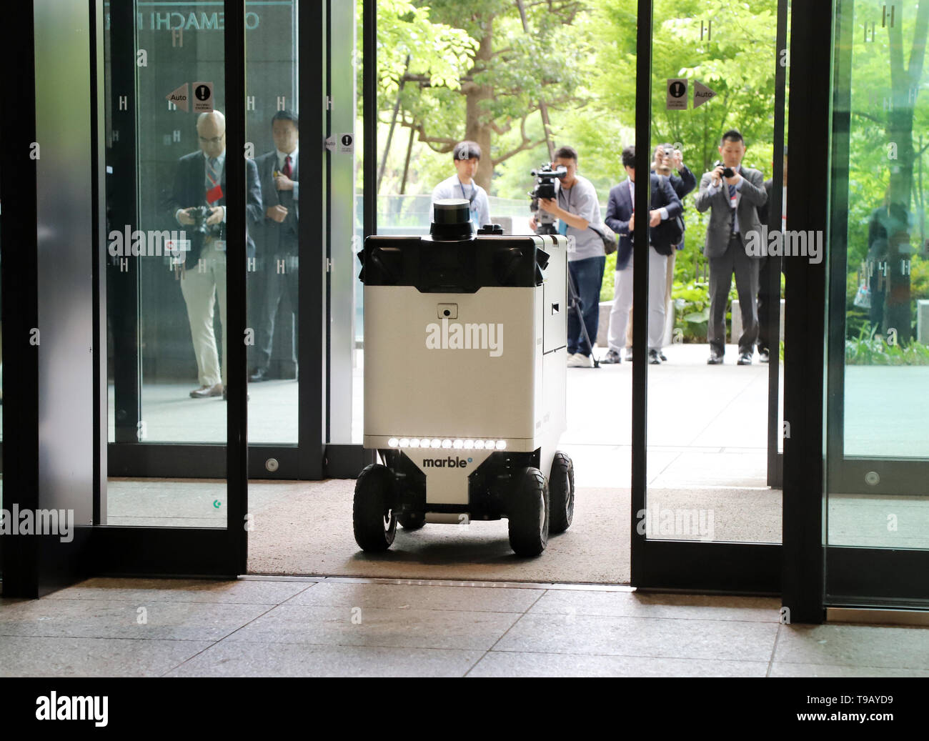 Tokyo, Japan. 17th May, 2019. Japan's Mitsubishi Estate demonstrates US ...
