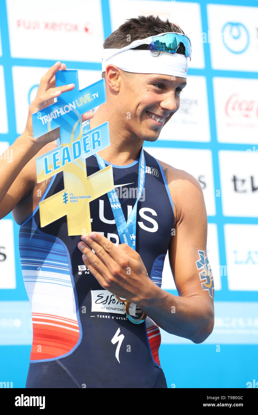 Yokohama, Kanagawa, Japan. 18th May, 2019. Vincent Luis (FRA) Triathlon : ITU World Triathlon ...