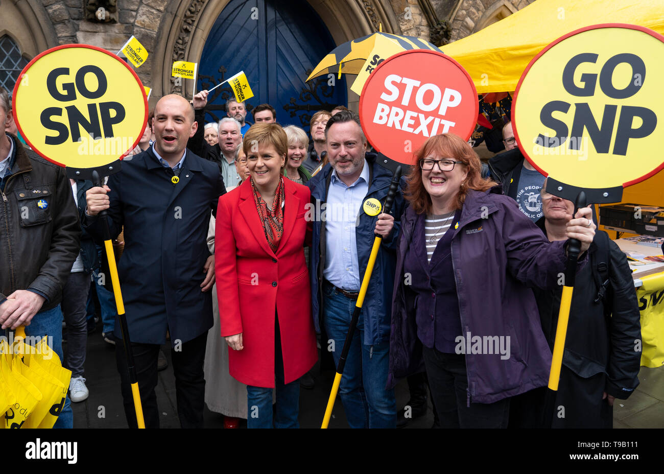 Edinburgh, Scotland, UK. 18 May 2019. Scotland's First Minister Nicola ...