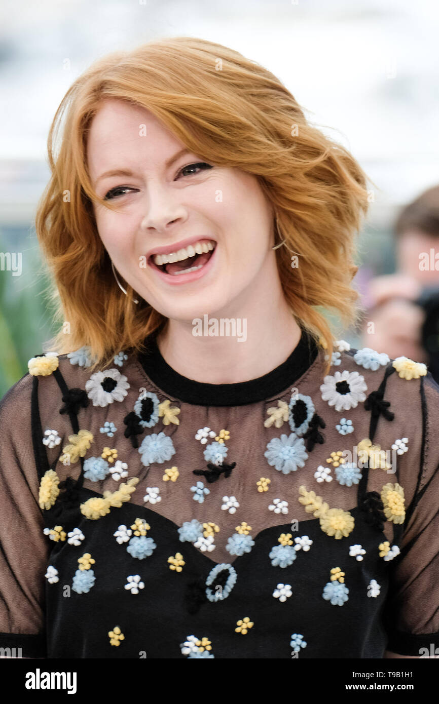 Emily Beecham poses at a photocall for Little Joe on Saturday 18 May ...