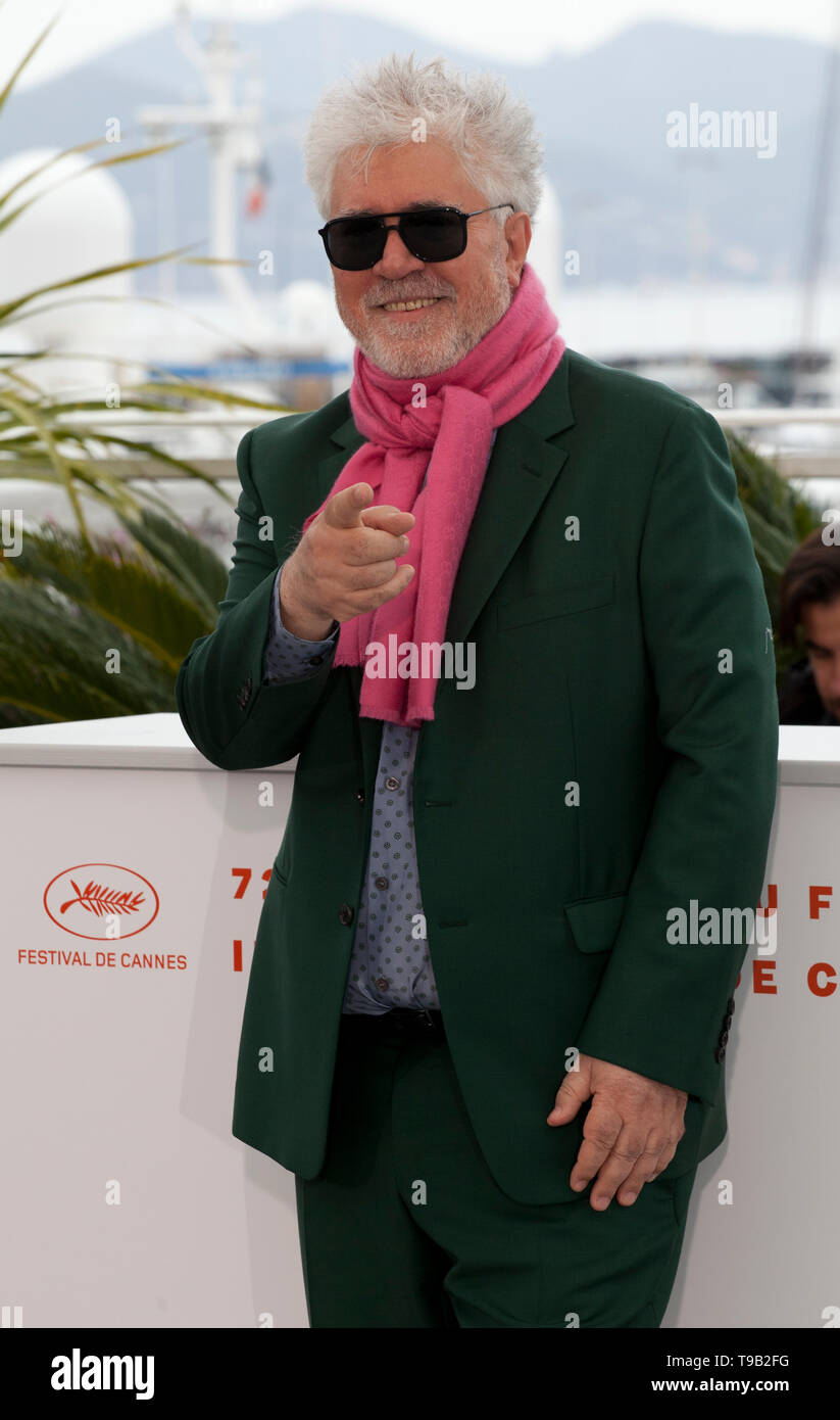 Director Pedro Almodóvar at Dolor Y Gloria (Pain and Glory) film photo ...