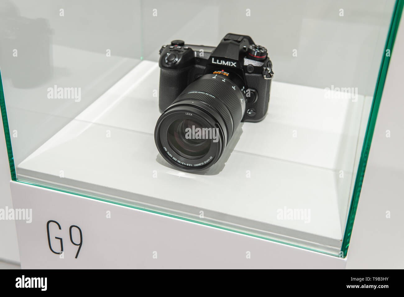 Panasonic Lumix 4K mirrorless camera on display at Panasonic exhibition ...
