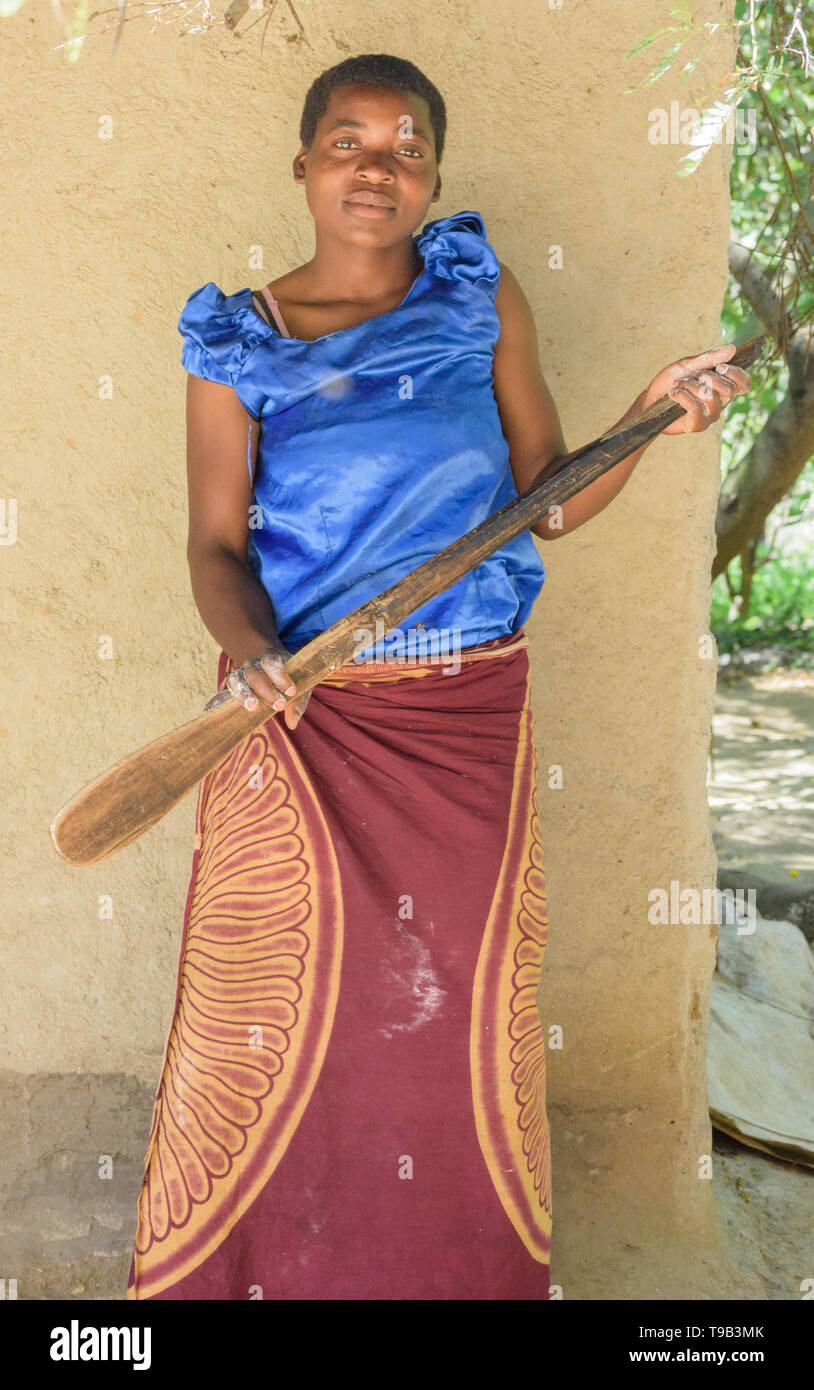 Wooden spoon woman hi-res stock photography and images - Alamy