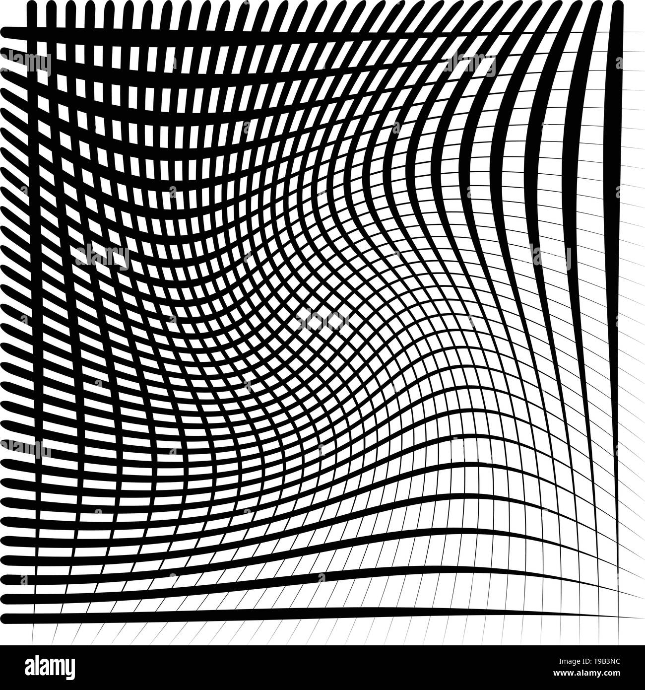 Abstract geometric black and white, grayscale graphical element Stock ...