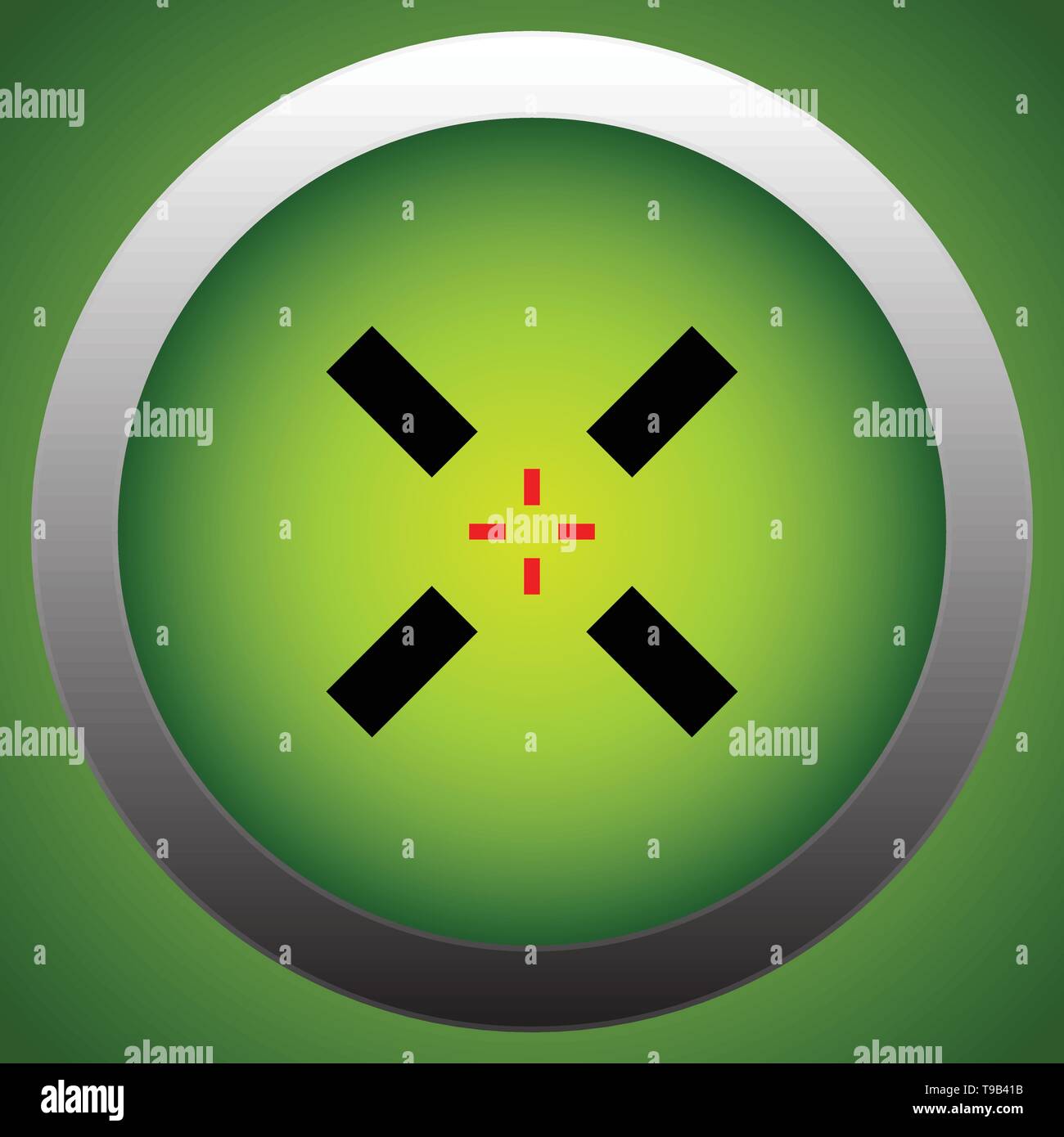 Cross-hair, target mark, reticle icon Stock Vector Image & Art - Alamy