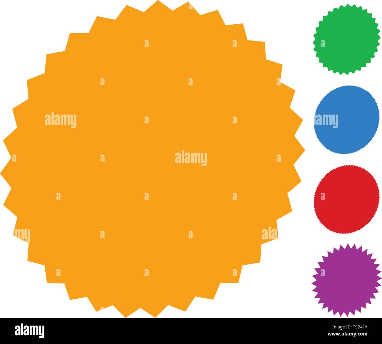 Circular patches Stock Vector Images - Alamy