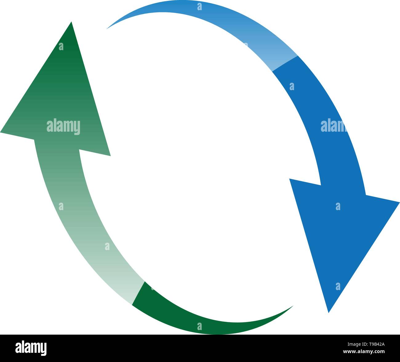 Blue circle in motion rotating Stock Vector Images - Alamy