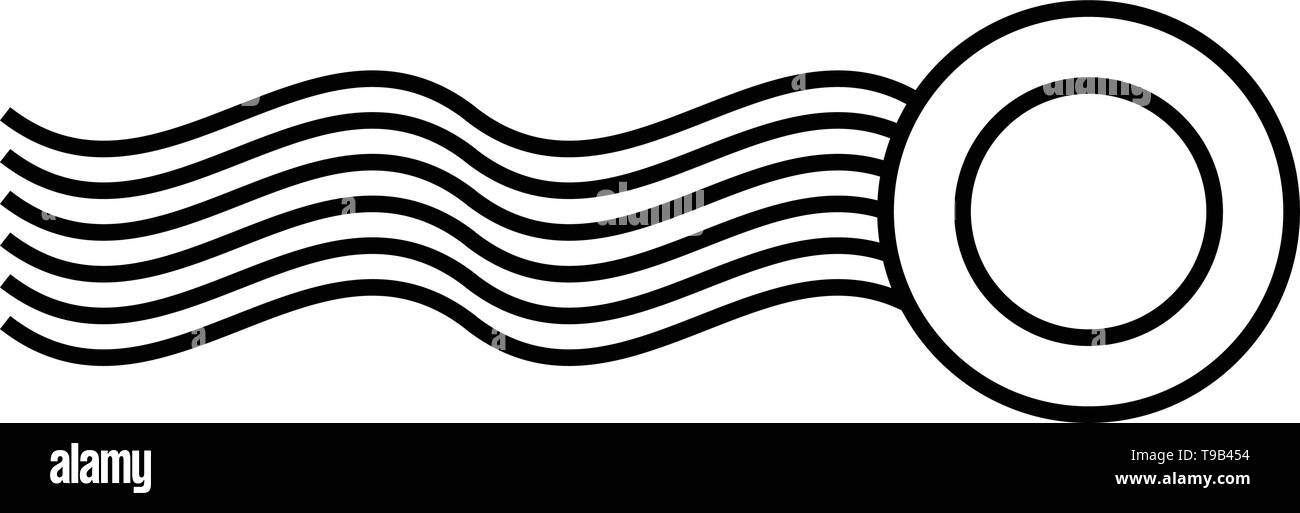 Postage, postal stamp graphic element isolated on white Stock Vector ...