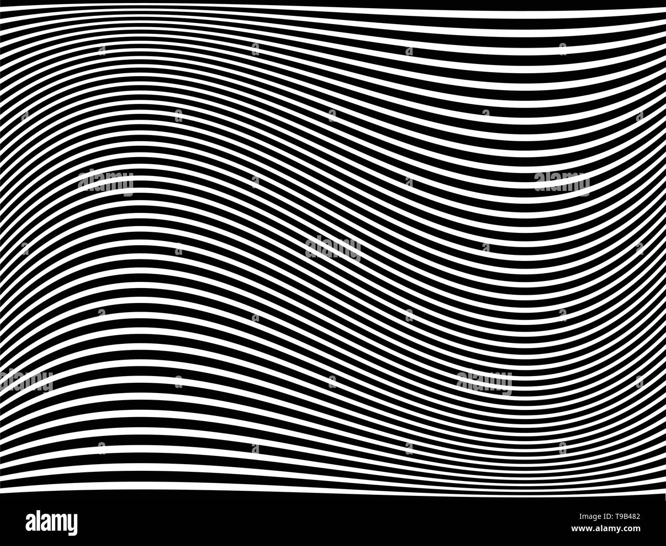 Horizontal lines warp hi-res stock photography and images - Alamy