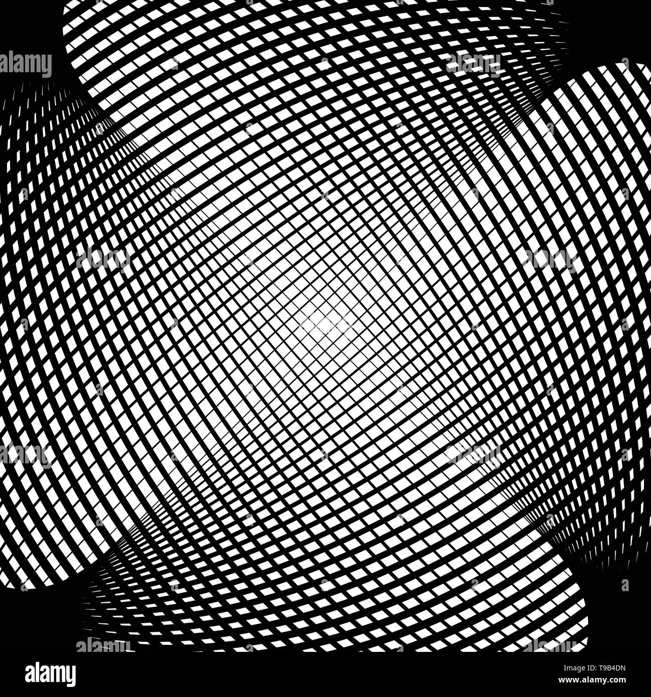 Abstract geometric black and white, grayscale graphical element Stock ...