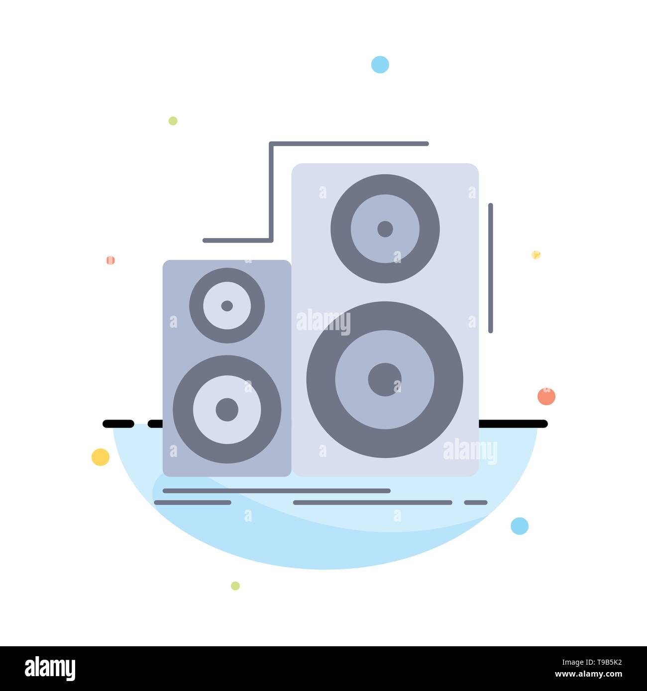 Big speakers Stock Vector Images - Alamy