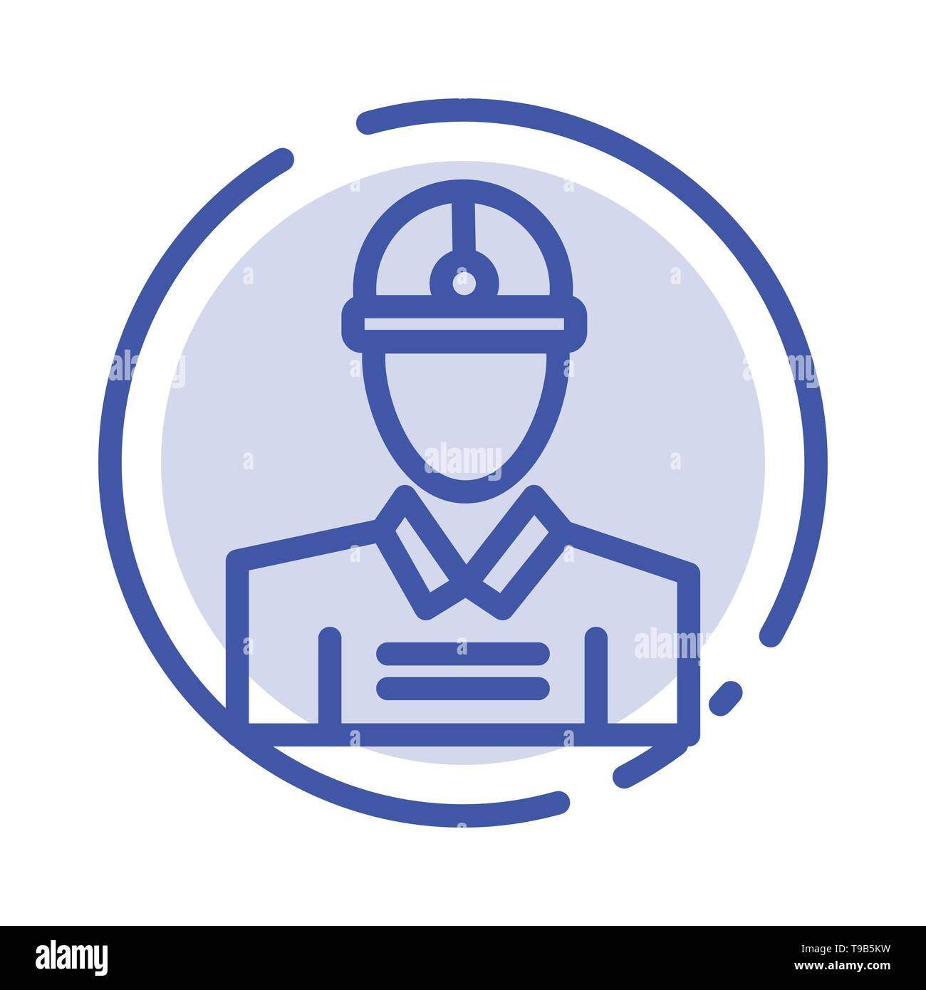 Engineer pictogram helmet Cut Out Stock Images & Pictures - Alamy