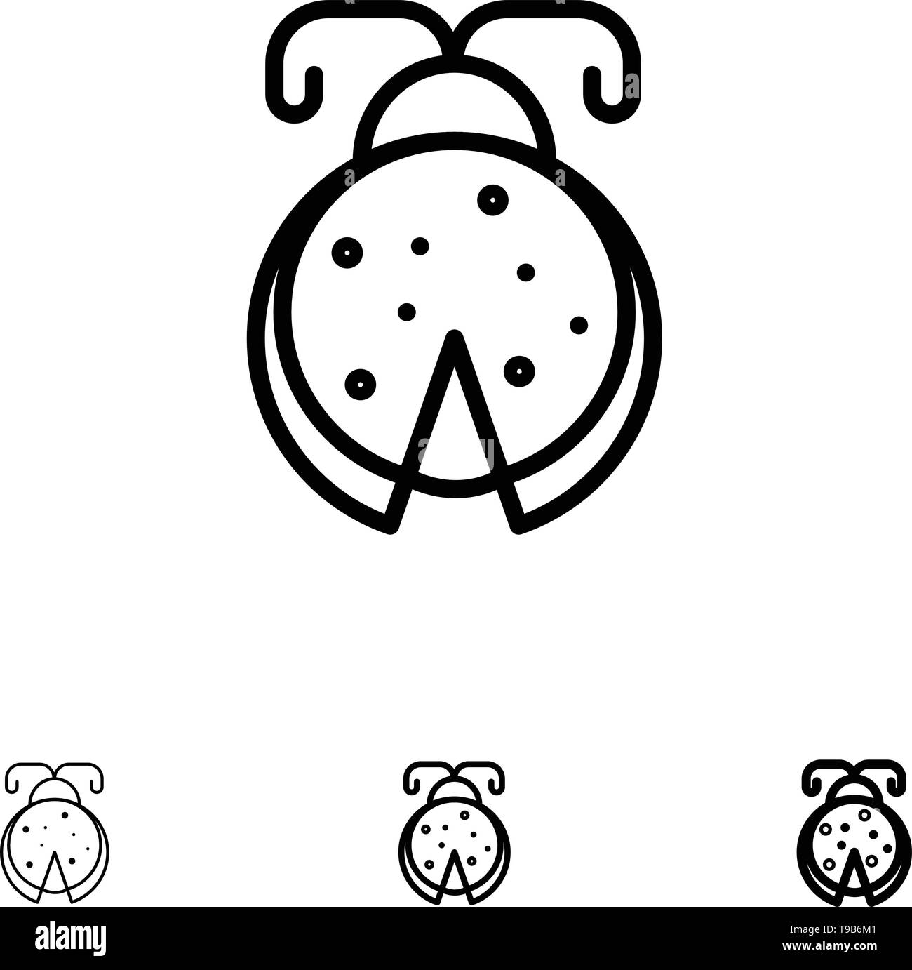 Background ladybird background Black and White Stock Photos & Images ...