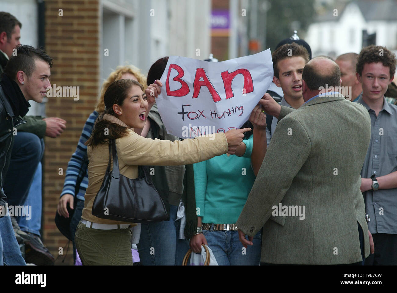 Anti hunting demonstration hi-res stock photography and images - Alamy