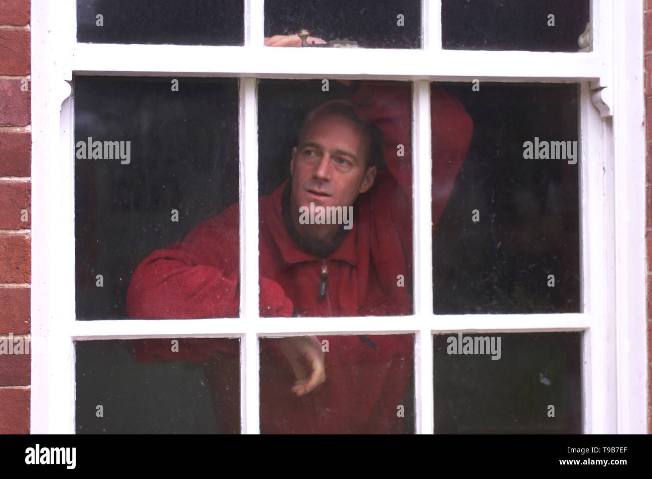 18.03.2002 - Hector Christie at home at Tapeley Park, Bideford Stock ...