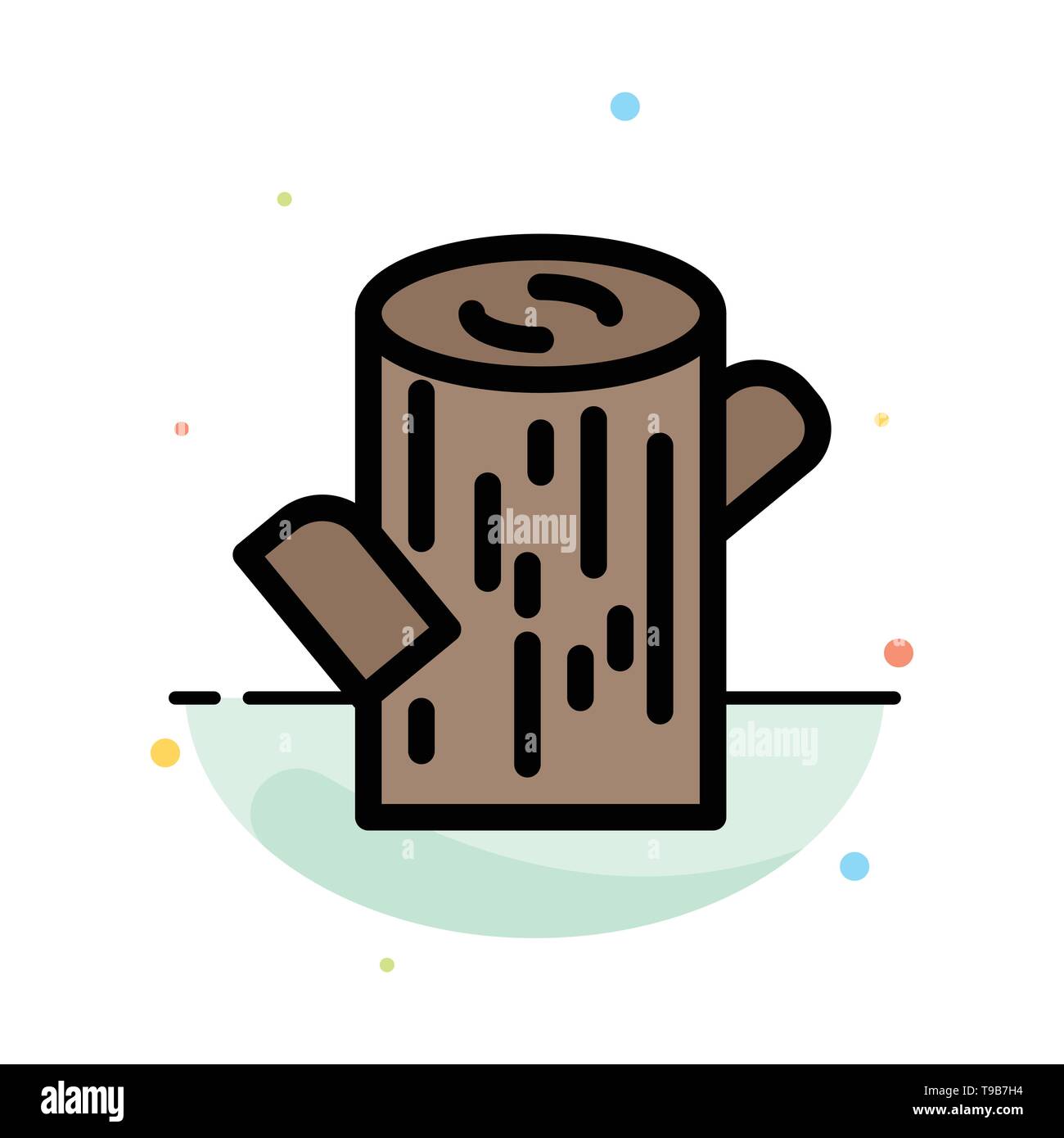 Old flat wood texture Stock Vector Images - Alamy