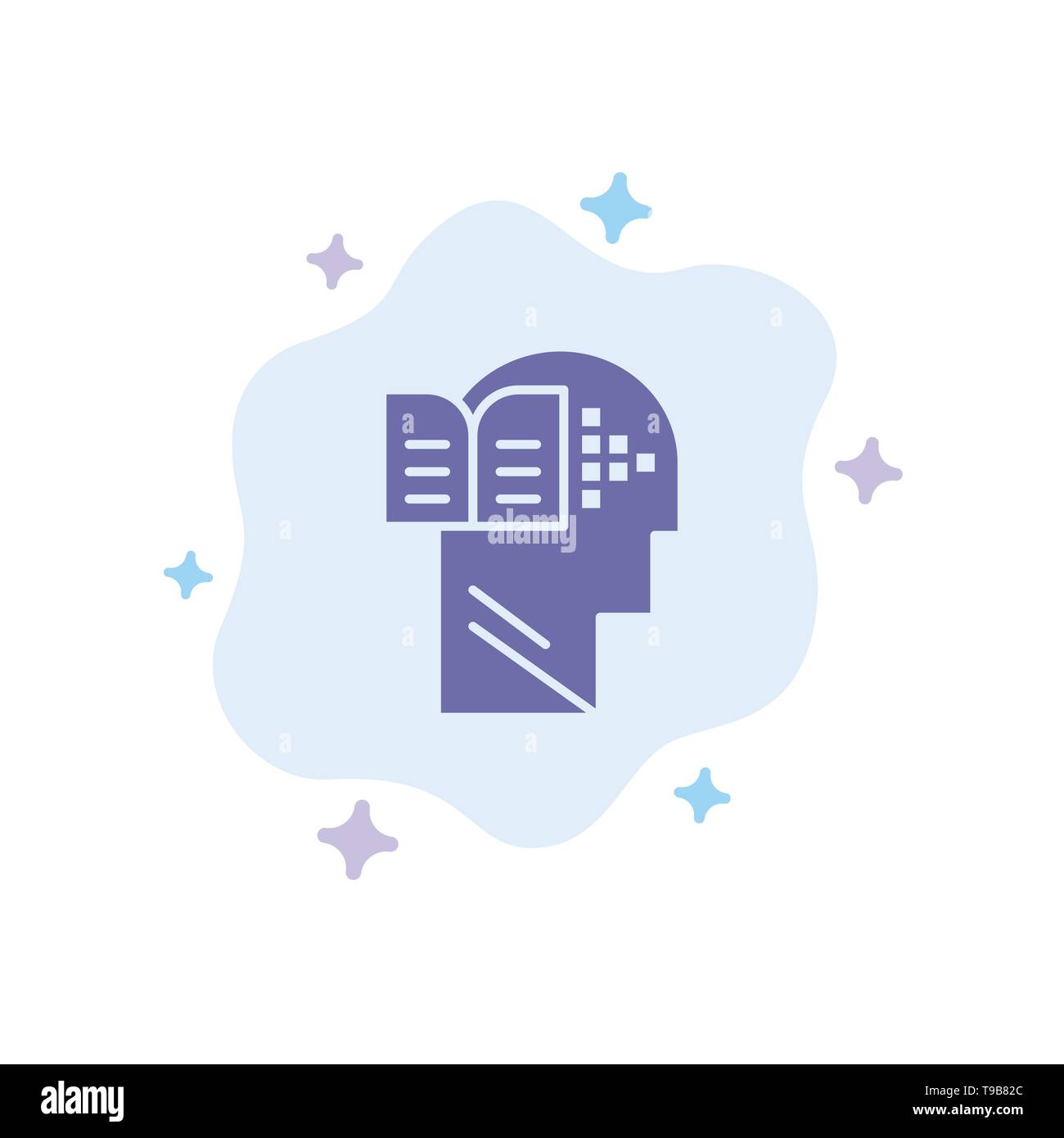 Book on head Stock Vector Images - Alamy