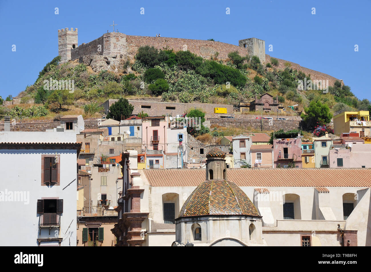 castle, Bosa, Sardinia, Italy Stock Photo - Alamy