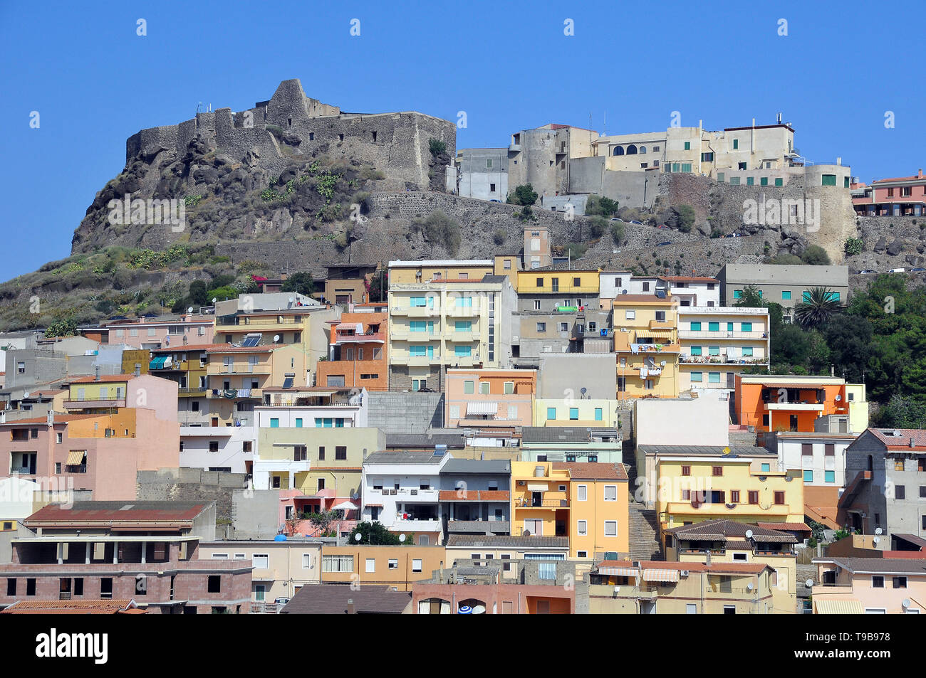 Castle, Castelsardo, Casteddu Sardu, Sardinia, Italy Stock Photo - Alamy