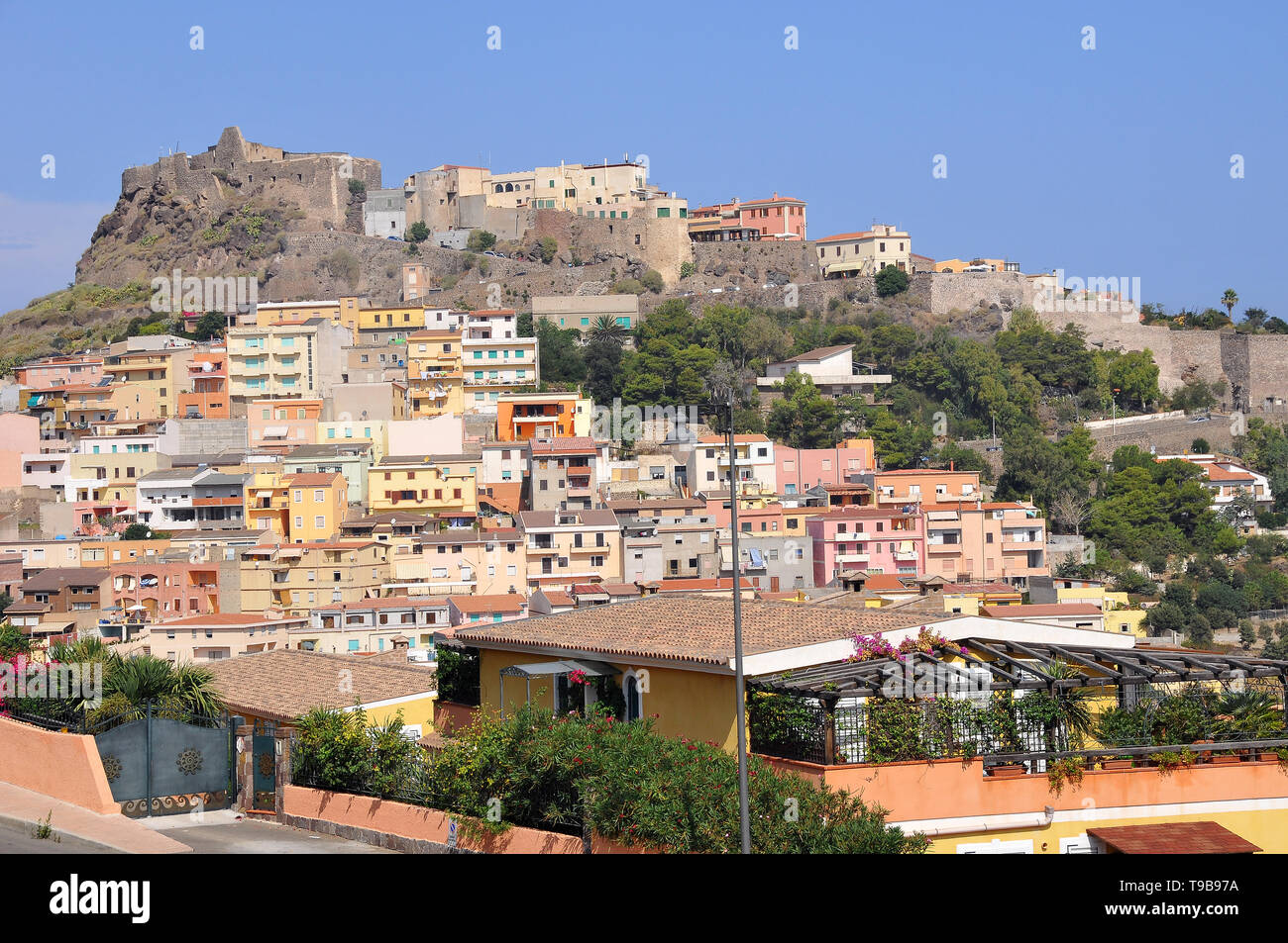 Castle, Castelsardo, Casteddu Sardu, Sardinia, Italy Stock Photo - Alamy