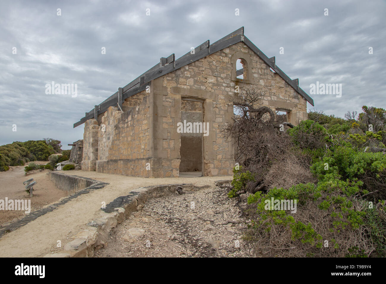 Historic Lighthouse Keeper's House, Kangaroo Island Stock Photo - Alamy