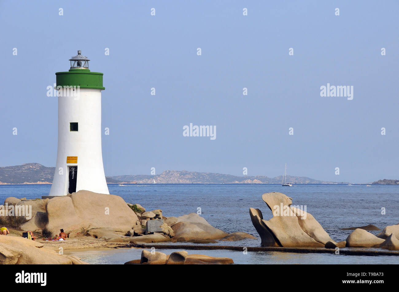 Lighthouse, Palau, Sardinia, Italy Stock Photo - Alamy