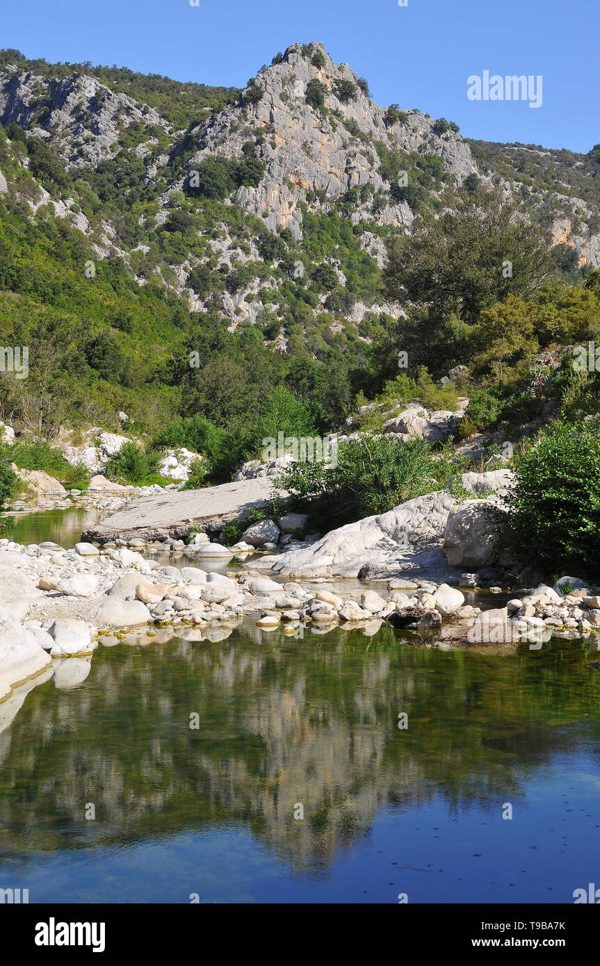 Typical Sardinian landscape, Sardinia, Italy Stock Photo - Alamy
