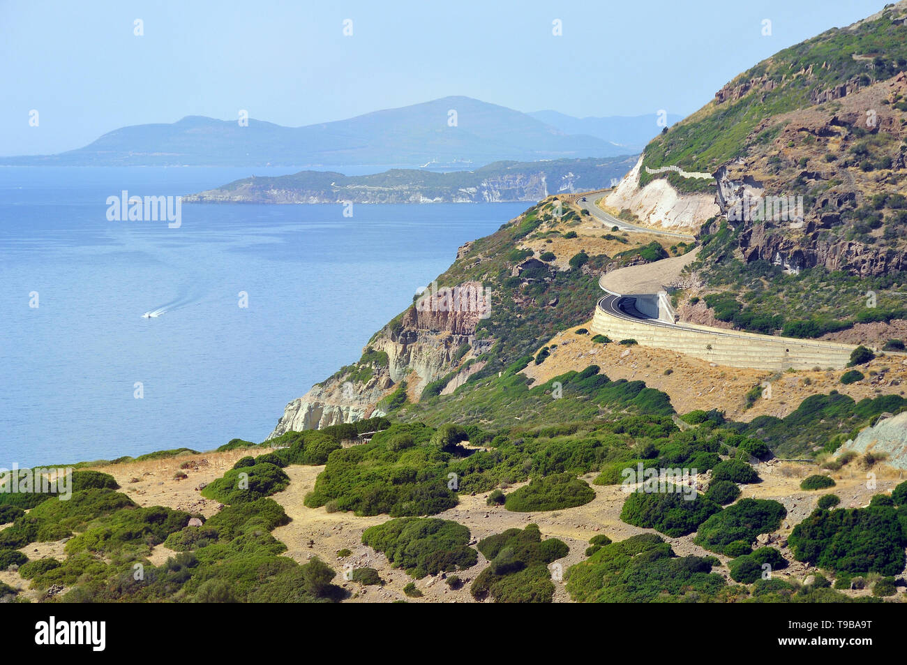 Typical Sardinian landscape, Sardinia, Italy Stock Photo - Alamy