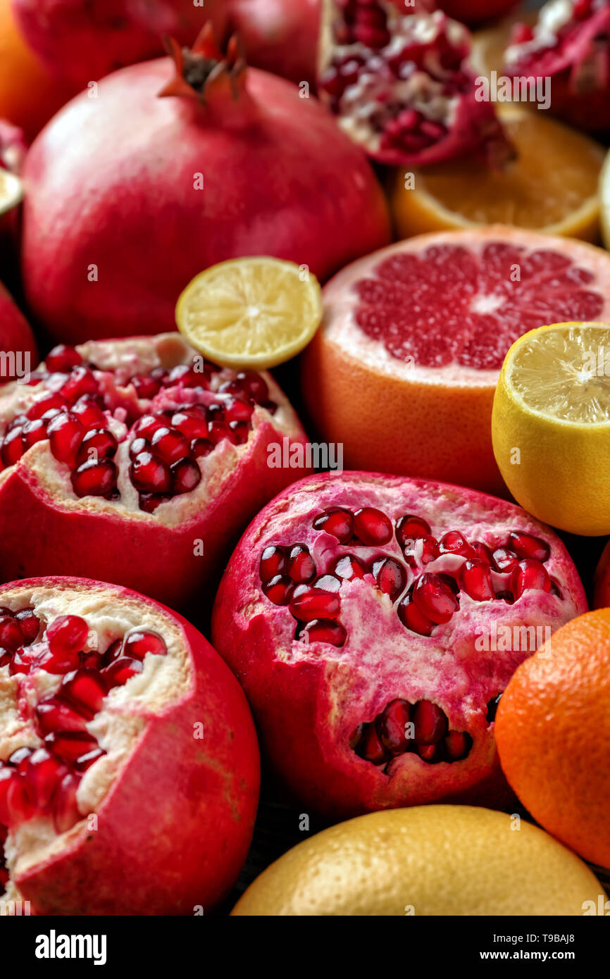 Different ripe fruits Stock Photo - Alamy