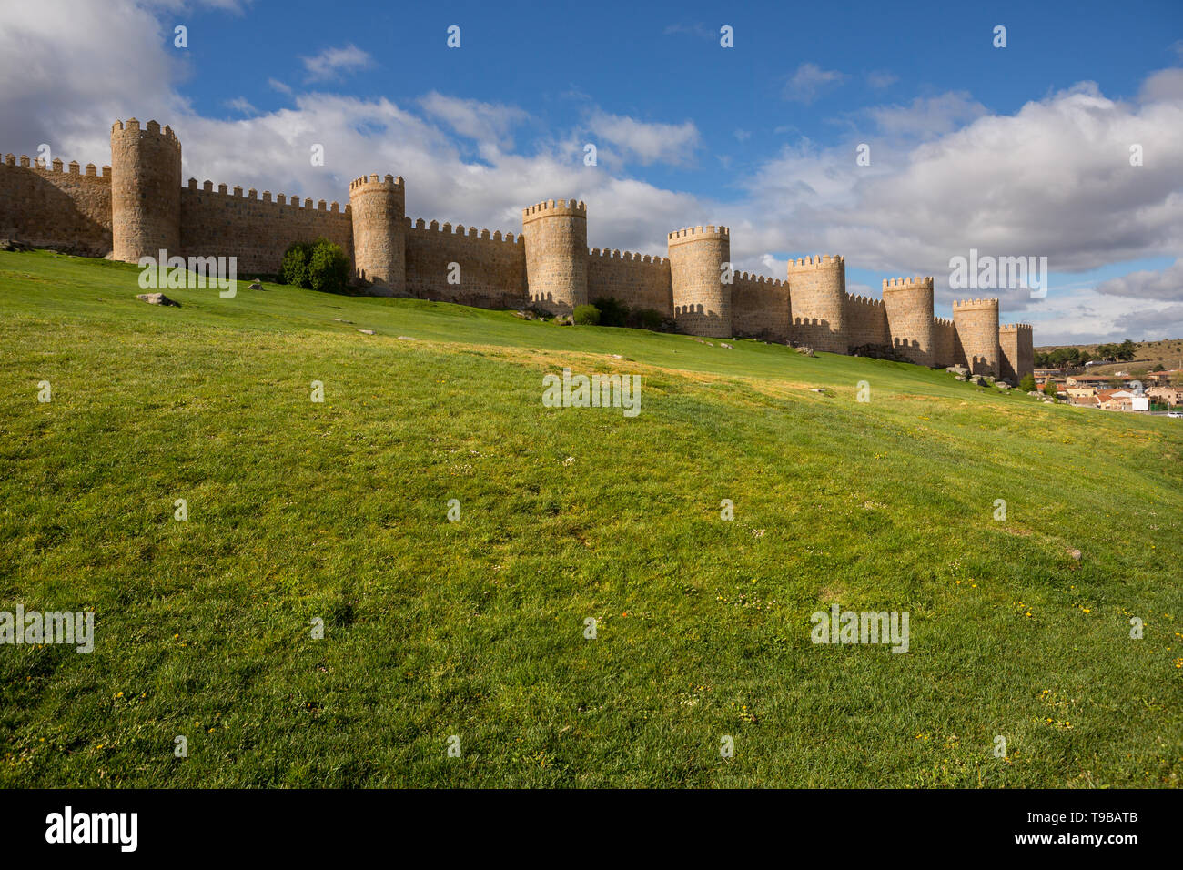 Ancient fortification of Avila, Castile and Leon, Spain Stock Photo - Alamy