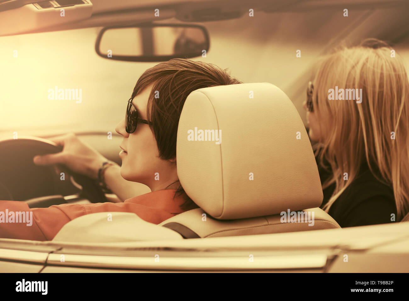 Driving convertible car hi-res stock photography and images - Alamy