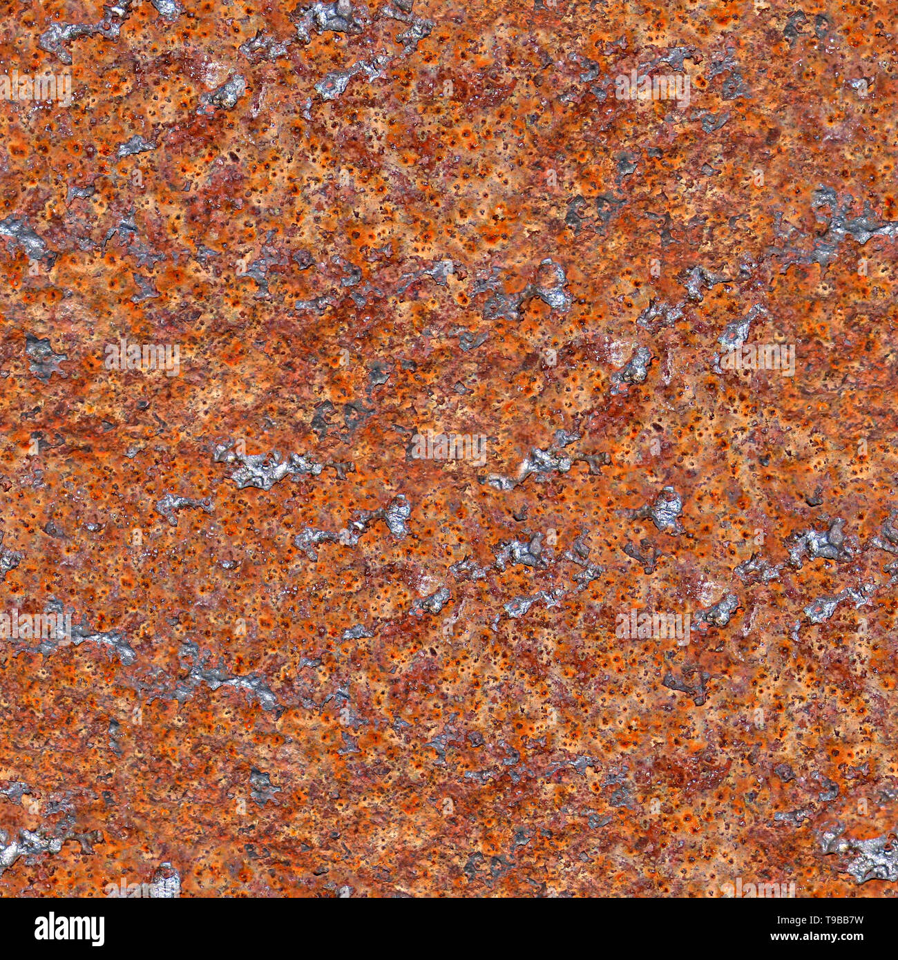 Rusted Metal Seamless Texture Tile Stock Photo - Alamy