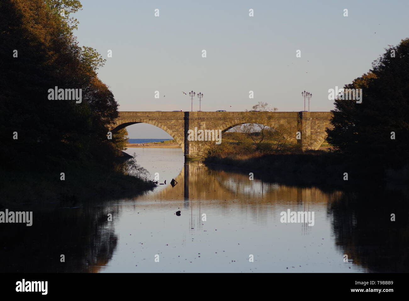 Bridge of Don. 5 Arch Granite Road Bridge 1830, Spanning the River Don ...