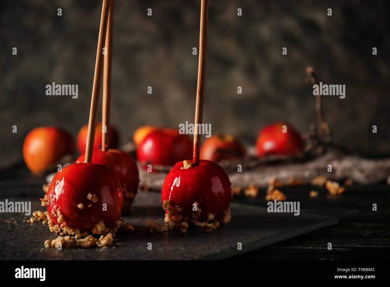 Apple candy walnut hi-res stock photography and images - Alamy