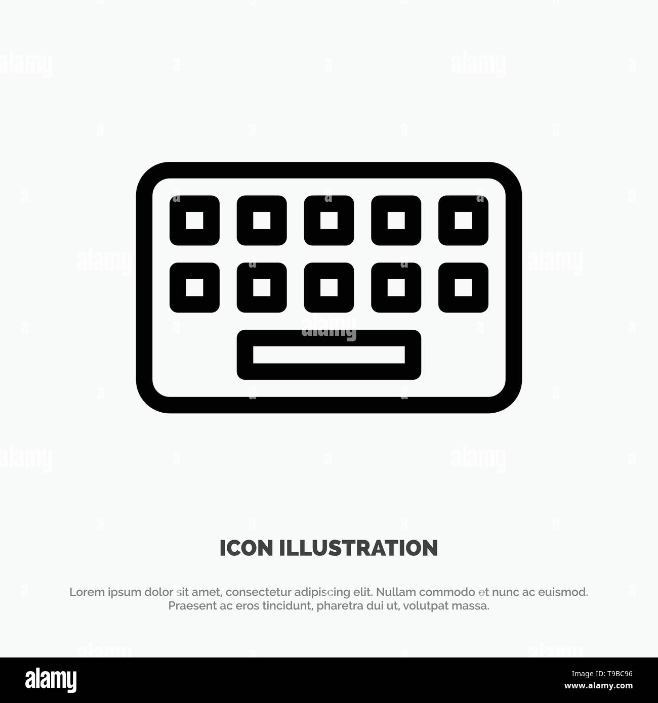 Word keyboard Stock Vector Images - Alamy