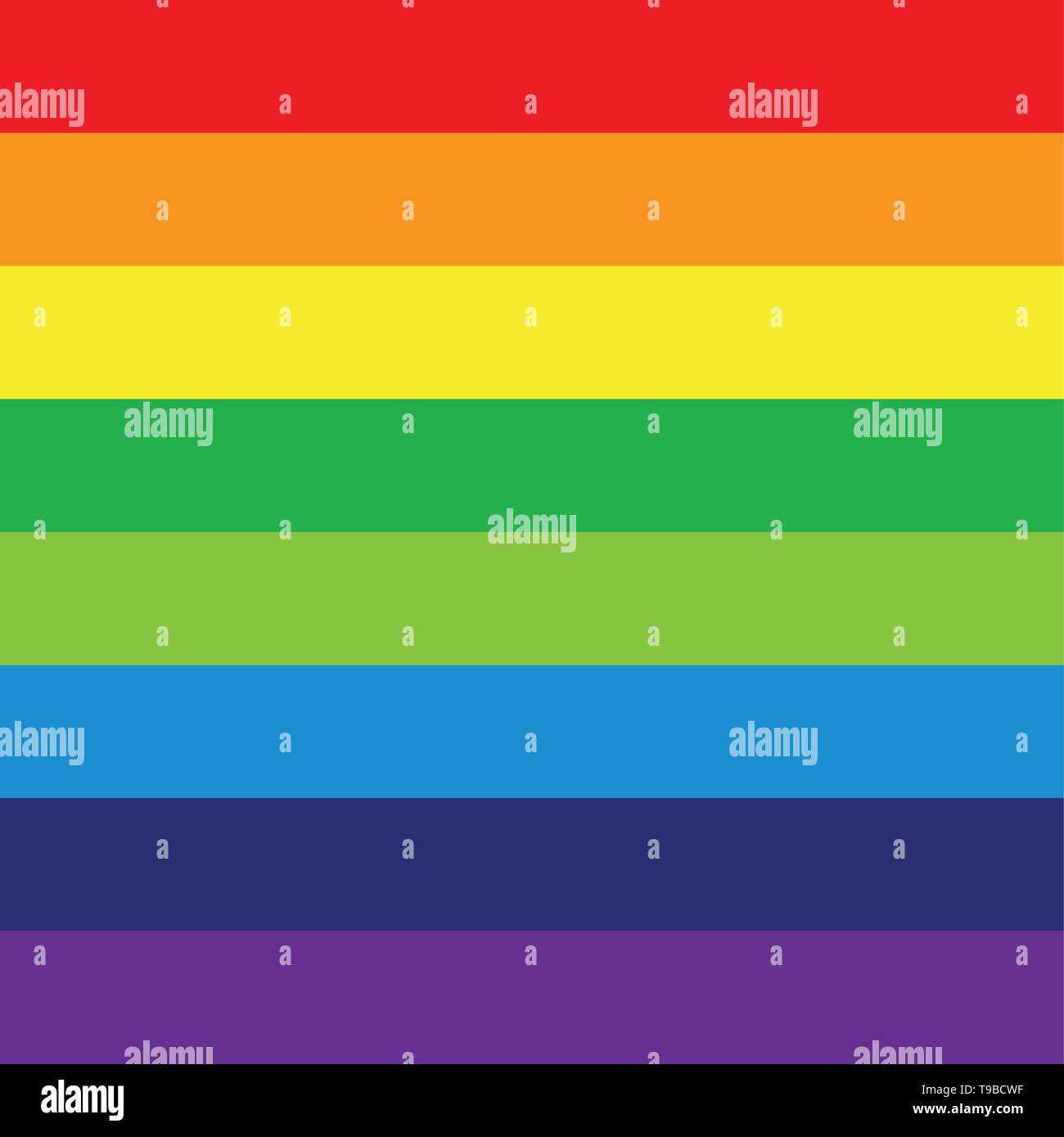 RGB, rainbow spectrum colored stripes, lines. Visible spectrum LGBTQ ...