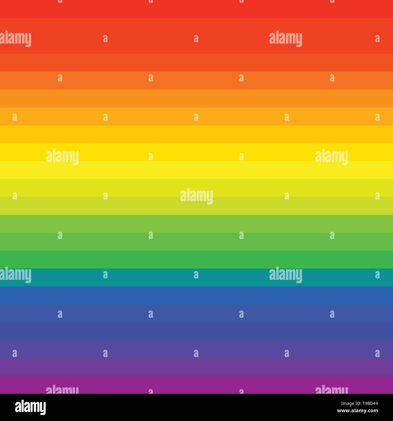 RGB, rainbow spectrum colored stripes, lines. Visible spectrum LGBTQ ...