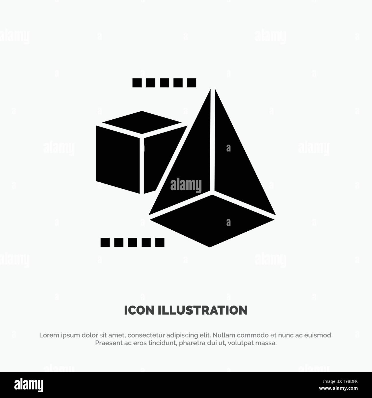 Box triangle Stock Vector Images - Alamy