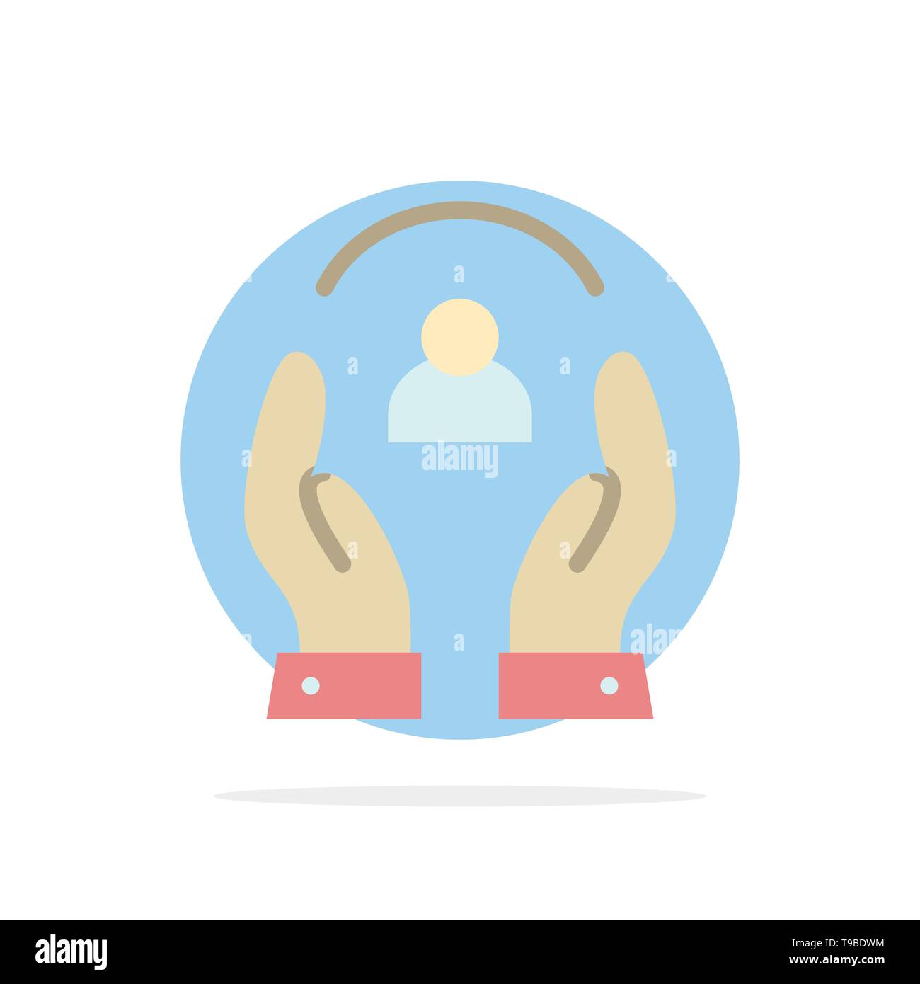 Friendship caring protect Cut Out Stock Images & Pictures - Alamy