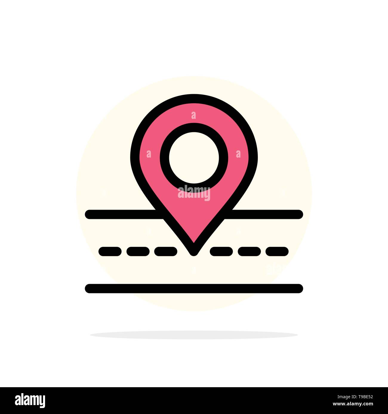Circle road map Cut Out Stock Images & Pictures - Alamy