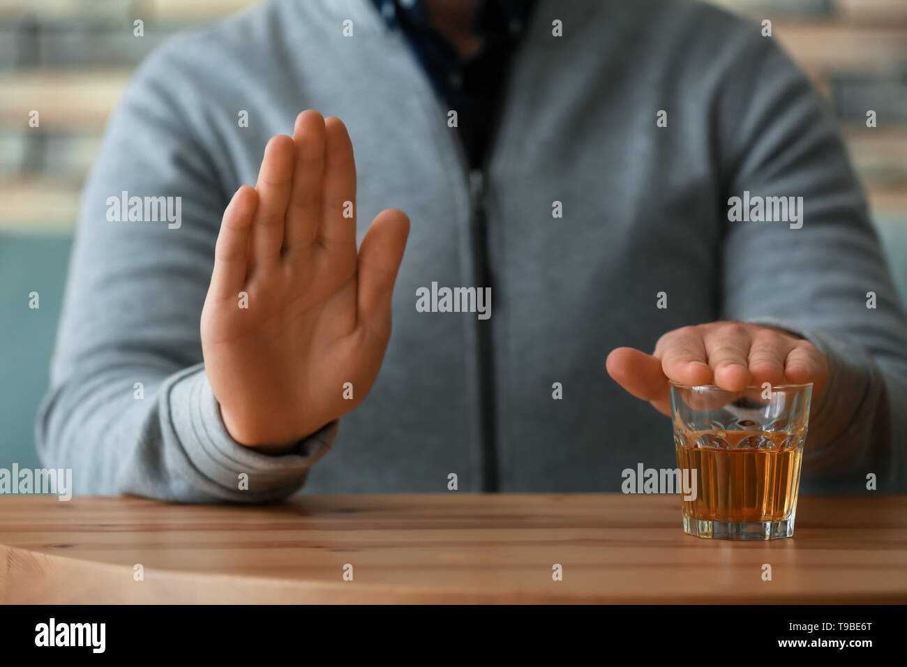 Refusing drink hi-res stock photography and images - Alamy