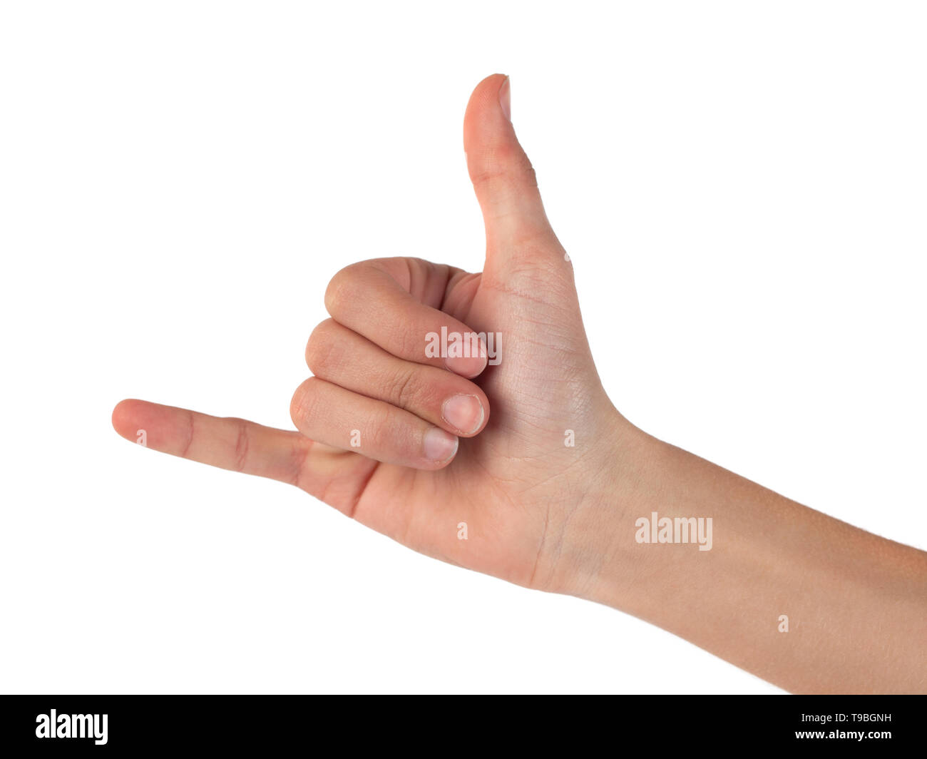 finger hand symbols isolated concept hand making a call phone, body ...