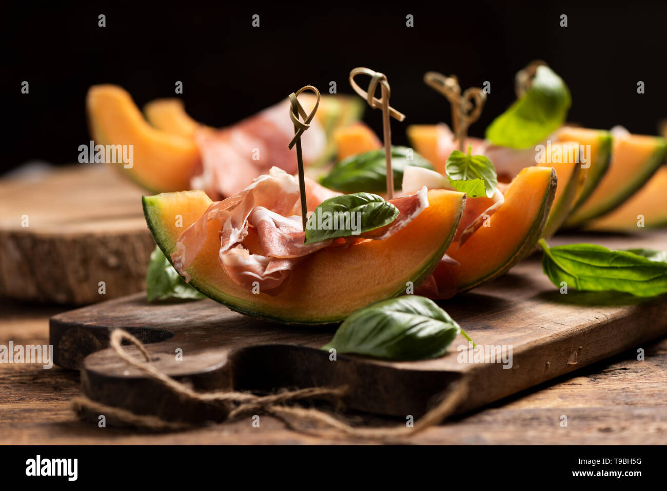 Melon and ham hi-res stock photography and images - Alamy
