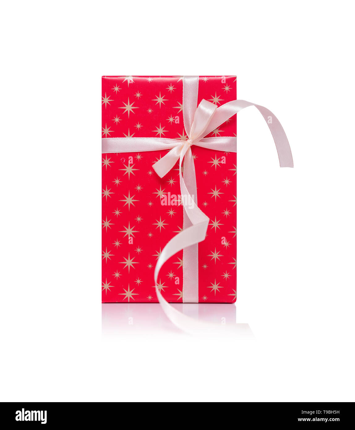Striped white red gift box hi-res stock photography and images - Alamy