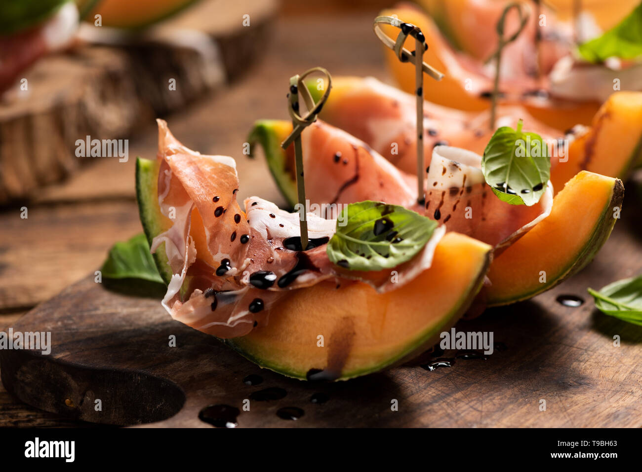 Melon and ham hi-res stock photography and images - Alamy